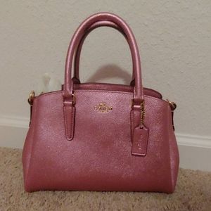 Coach | Bags | Metallic Pink Coach Handbag Brand New With Tags | Poshmark